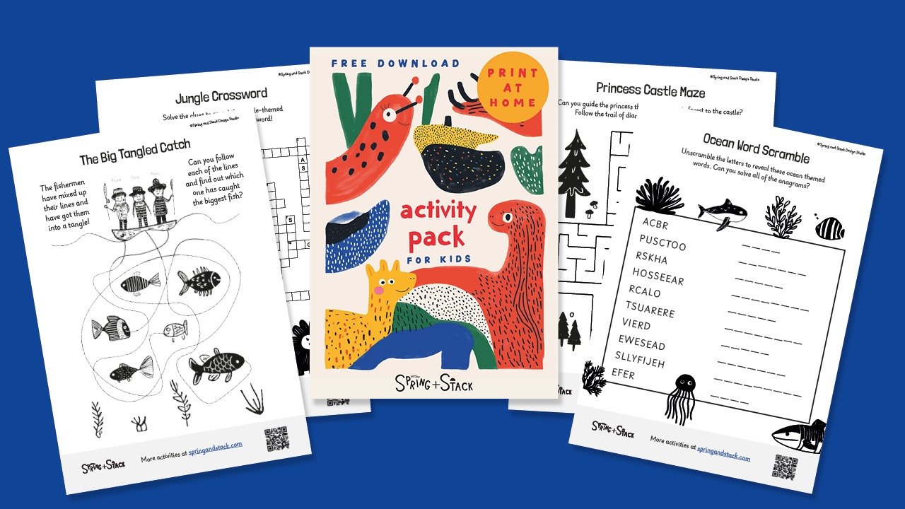 Free Activity Book - Spring and Stack